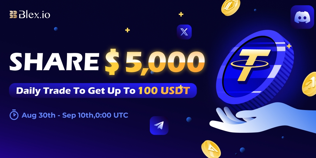 SoQuest - 🎊Trade to share BLEX Exchange $5,000 prize pool!