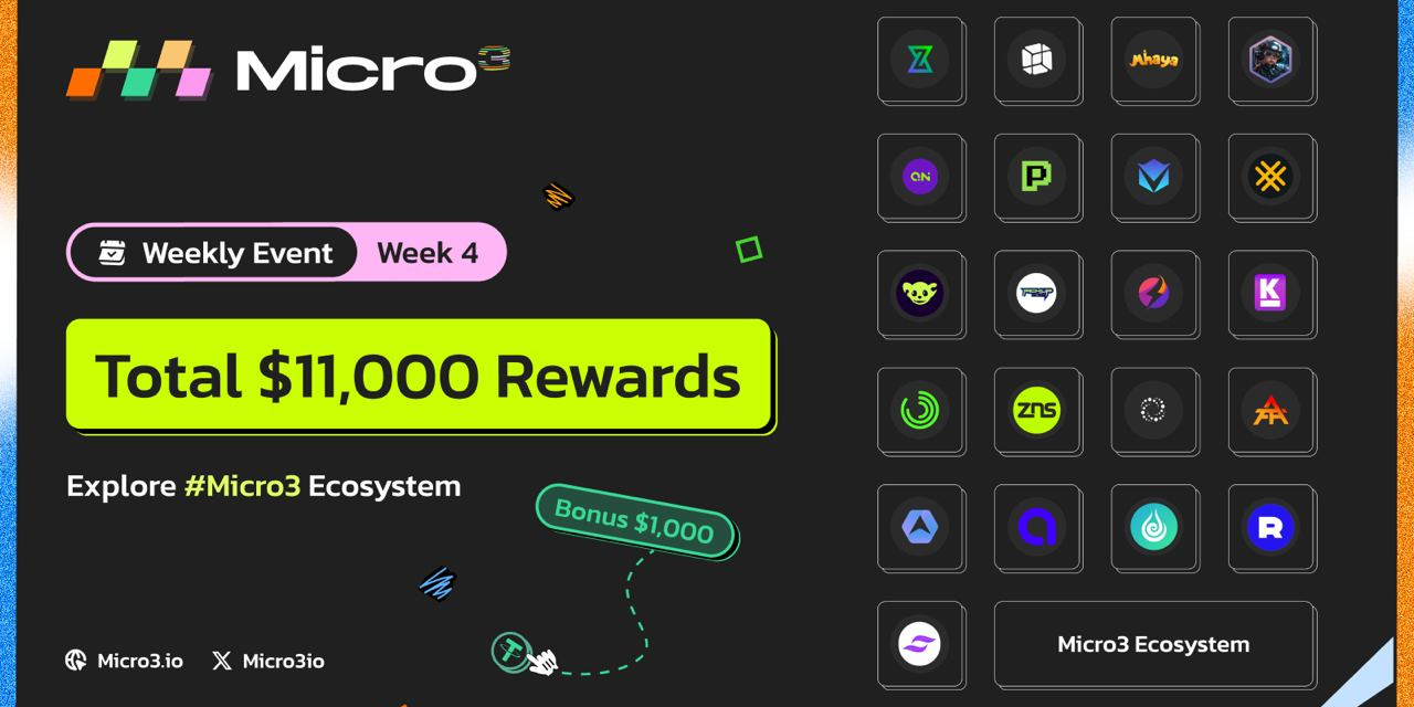 SoQuest - Week 4 - Explore Micro3 Ecosystem